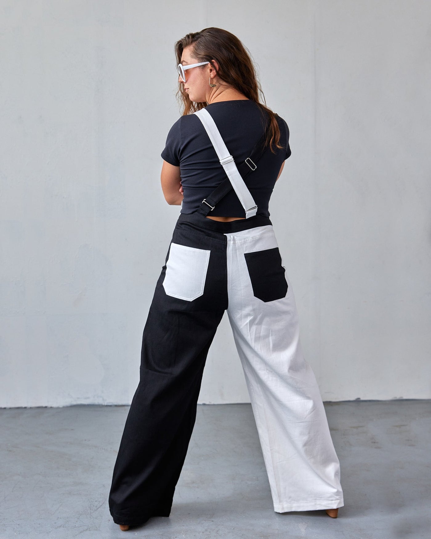 Alex Color Blocked Overalls | DEVAN GREGORI
