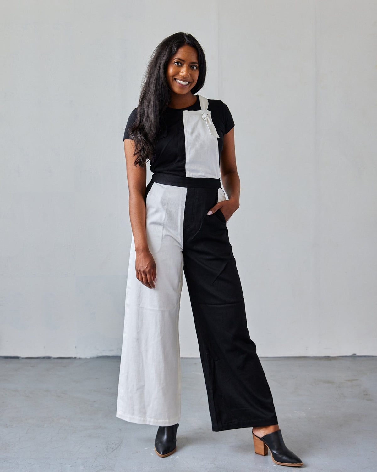 Alex Color Blocked Overalls | DEVAN GREGORI